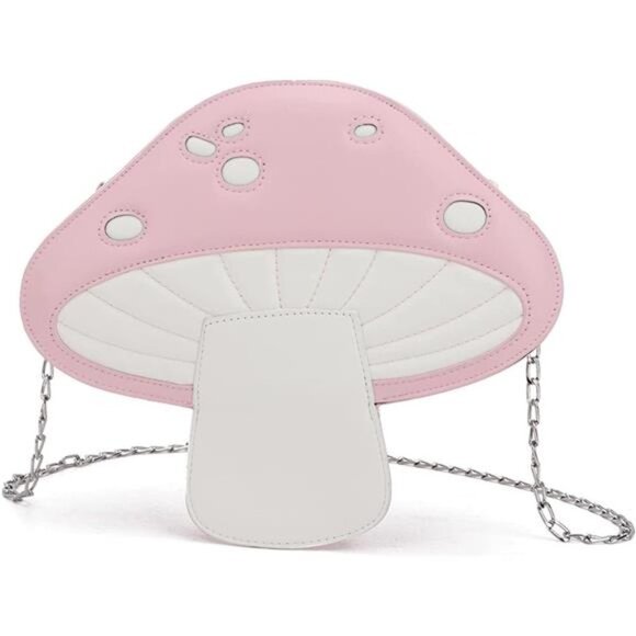 Bags | Mushroom Crossbody Purse Handbag | Poshmark